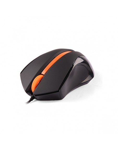 BLACK+ORANGE A4TECH V-TRACK OPTICAL MOUSE