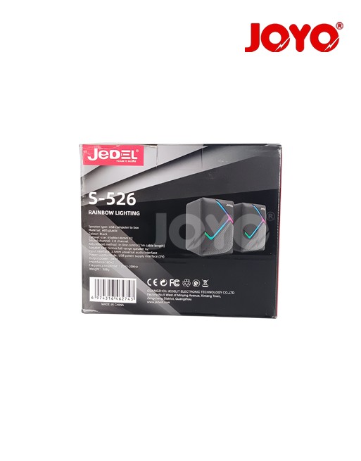 JEDEL S526 USB POWERED STEREO PC SPEAKE USB + 3.5MM
