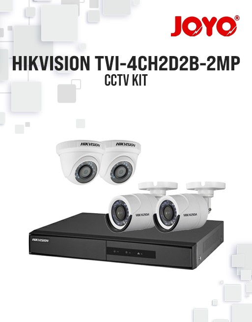 HIKVISION TVI-4CH2D2B-2MP ECO HDTVI CCTV KIT