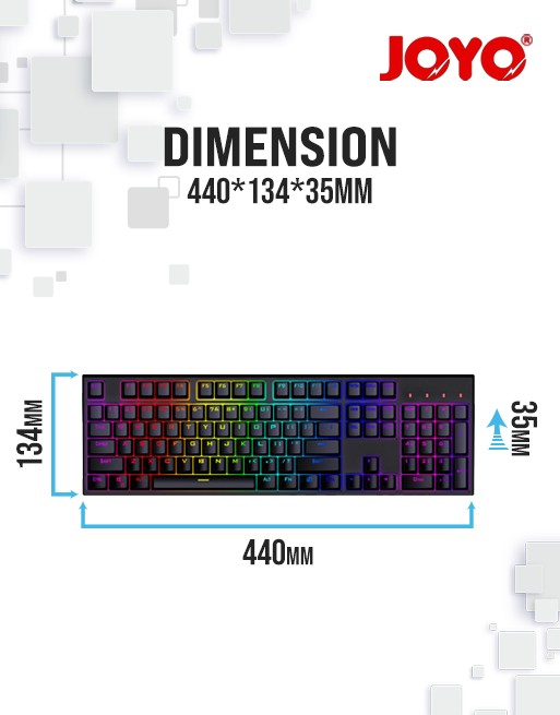 1STPLAYER MK8 RGB GAMING KEYBOARD